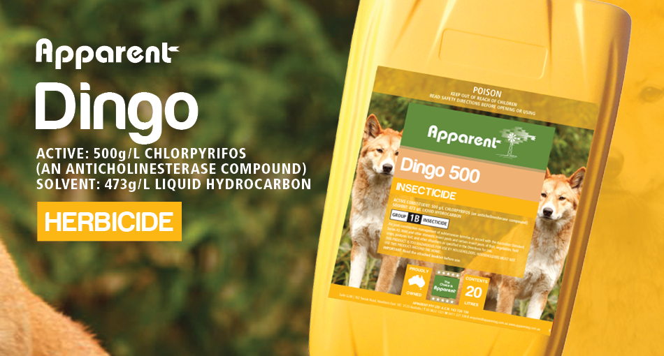 CHLORPYRIFOS (APPARENT DINGO) LABEL CHANGES - Ag, Horse & Pet
